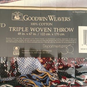 Goodwin Weavers | Bedding | Nip Goodwin Weavers Triple Woven Throw ...